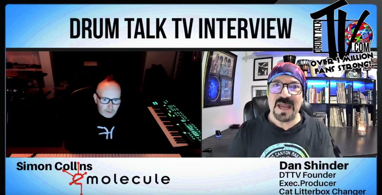 Simon Interview on Drum Talk TV - Simon Collins Music